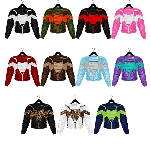 Second Life Marketplace Melange Angel Tracksuit Jacket [fatpack]